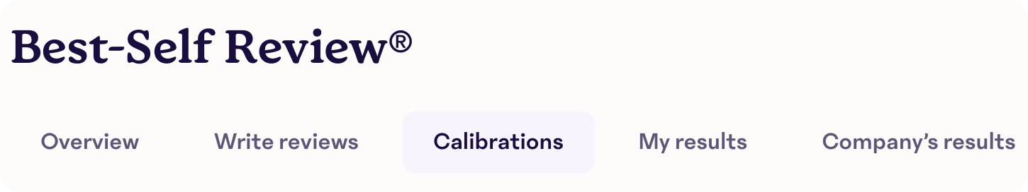 Calibrations overview – 15Five Help Center