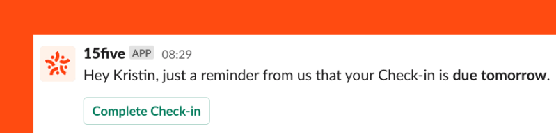 Check-ins: Feature Overview – 15Five Help Center