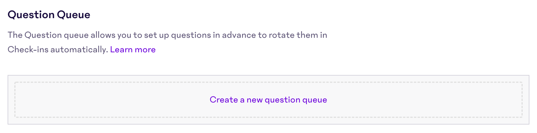 Create and manage a Question Queue – 15Five Help Center